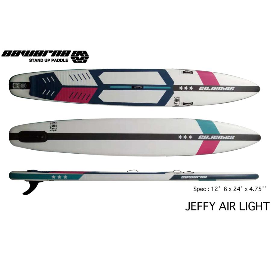 INFLATABLE BOARD インフレータブル サップ SUP JEFFY AIR LIGHT SAWARNA ジェフィーエアーライト ...