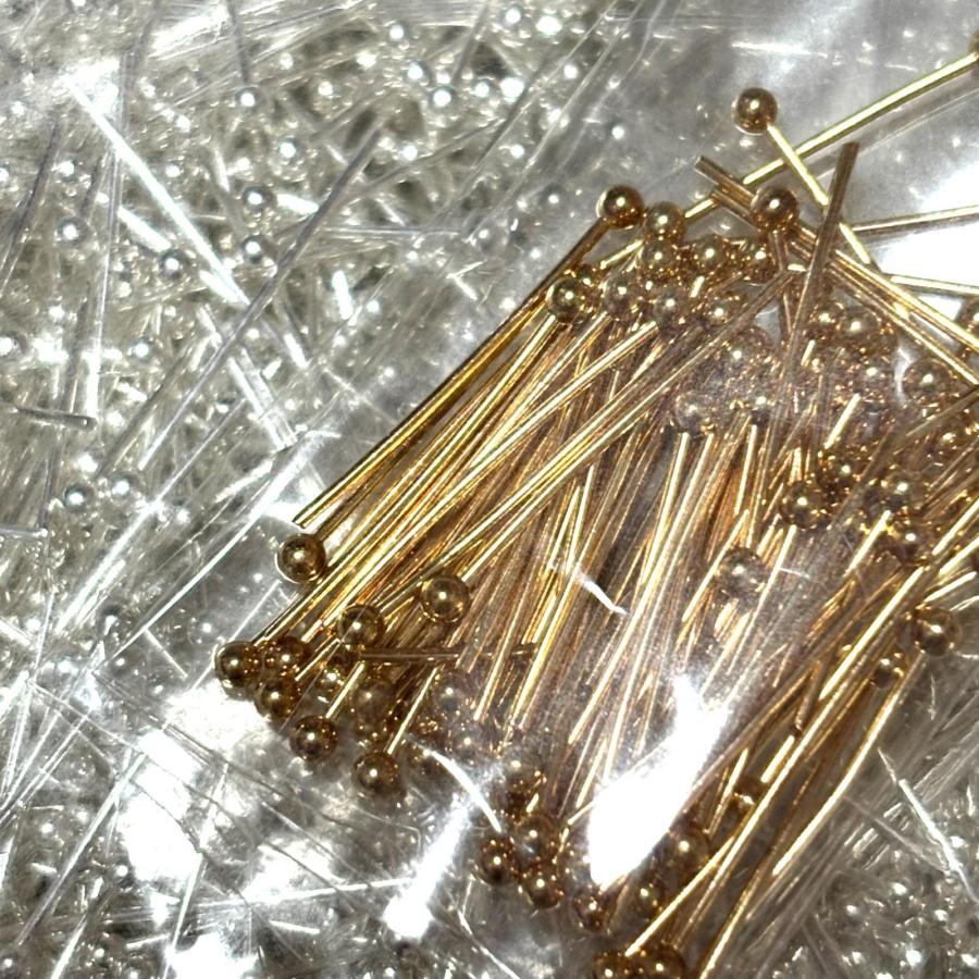 金具 玉ピン丸ピン 玉2mm 0.7×20mm 90本程度 : raimudiy - 通販 - Yahoo!ショッピング