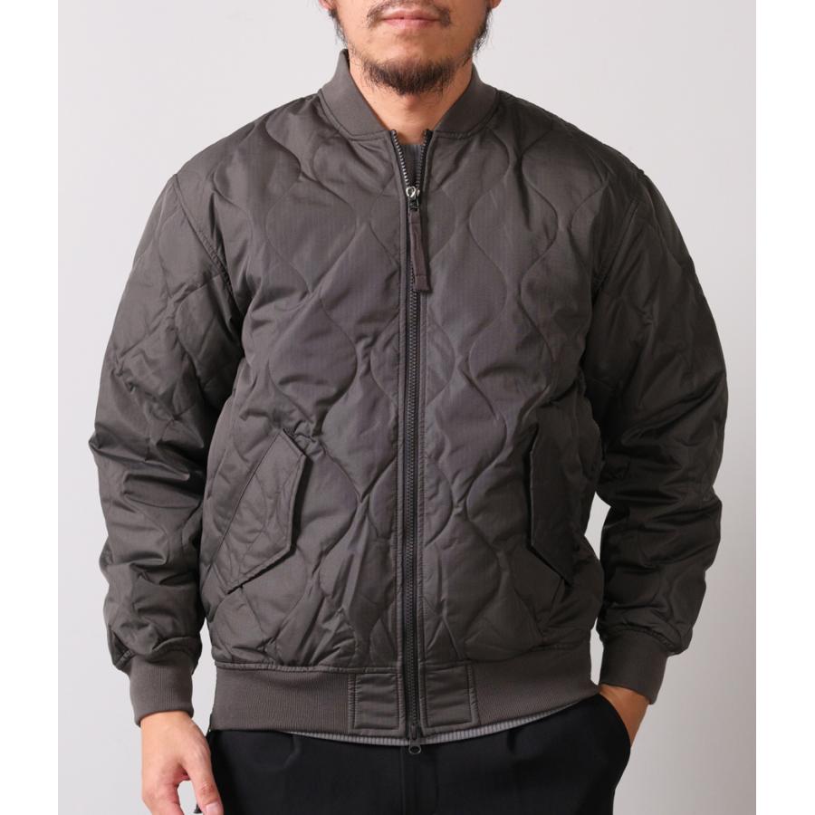 【TAION｜タイオン】MILITARY MA-1 DOWN JKT ミリタリーダウンジャケット アウター ユニセックス ブラック チャコール S M L XL【111M1ML-1 ...