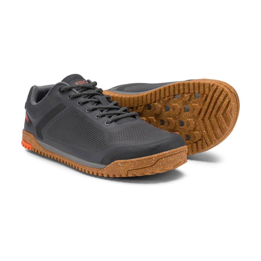 XEROSHOES（ゼロシューズ） Xero Shoes Mens リッジウェイメッシュロウ フェデッド ブラック APRM-FDBK ...