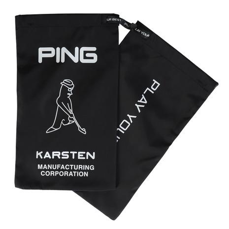 PING ピン（PING）（メンズ）ゴルフ シューズバッグgB-U2309 BK 36840 : VictoriaGolf Yahoo!店 - 通販 - Yahoo!ショッピング