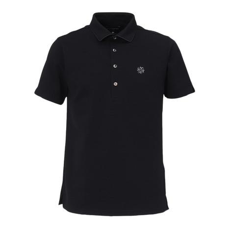 セントアンドリュース(ST.ANDREWS)ゴルフウェア ふくれジャガードロゴ半袖ポロシャツ 042-5160251-010(… St ANDREWS セントアンドリュース（ST.ANDREWS）（メンズ）ゴルフ