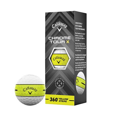 Callaway（キャロウェイ） キャロウェイ（CALLAWAY）（メンズ）ゴルフボール CHRM TOUR X 24 360 YLW ...