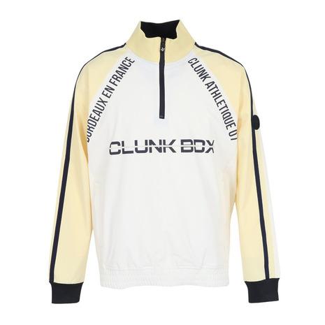 CLUNK（クランク） （メンズ）ゴルフウェア 長袖 フルダルハーフジップジャケット CL5STY53 YEL : VictoriaGolf ...