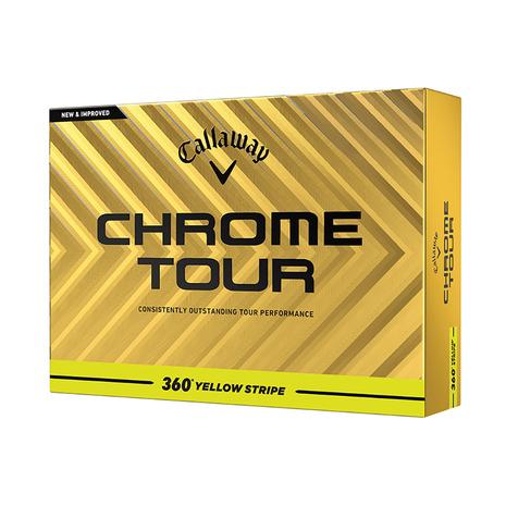 Callaway（キャロウェイ） キャロウェイ（CALLAWAY）（メンズ） ゴルフボール CHRM TOUR 24 360 YLW STRP ...