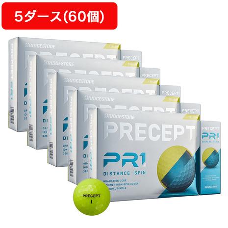 PRECEPT プリセプト（PRECEPT）（メンズ）【5ダースセット】ゴルフボール プリセプト PR-1 ダース(60個入り ...