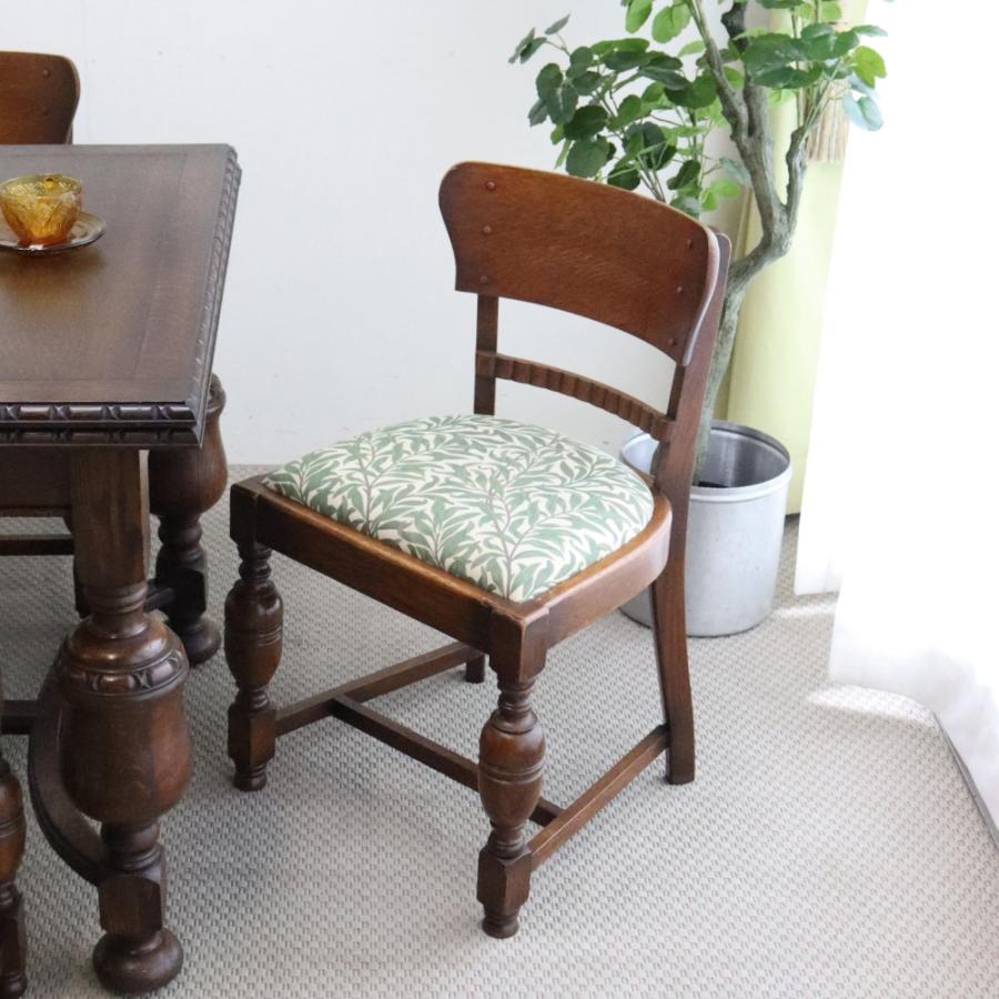 モリス「ウィローボウ」ジャガード織生地で張り替えたチェア 英国 アンティーク オーク 1930年代 イギリス AA1-IK-CH35MORRIS : ビクトリアンクラフトYahoo!店 ...
