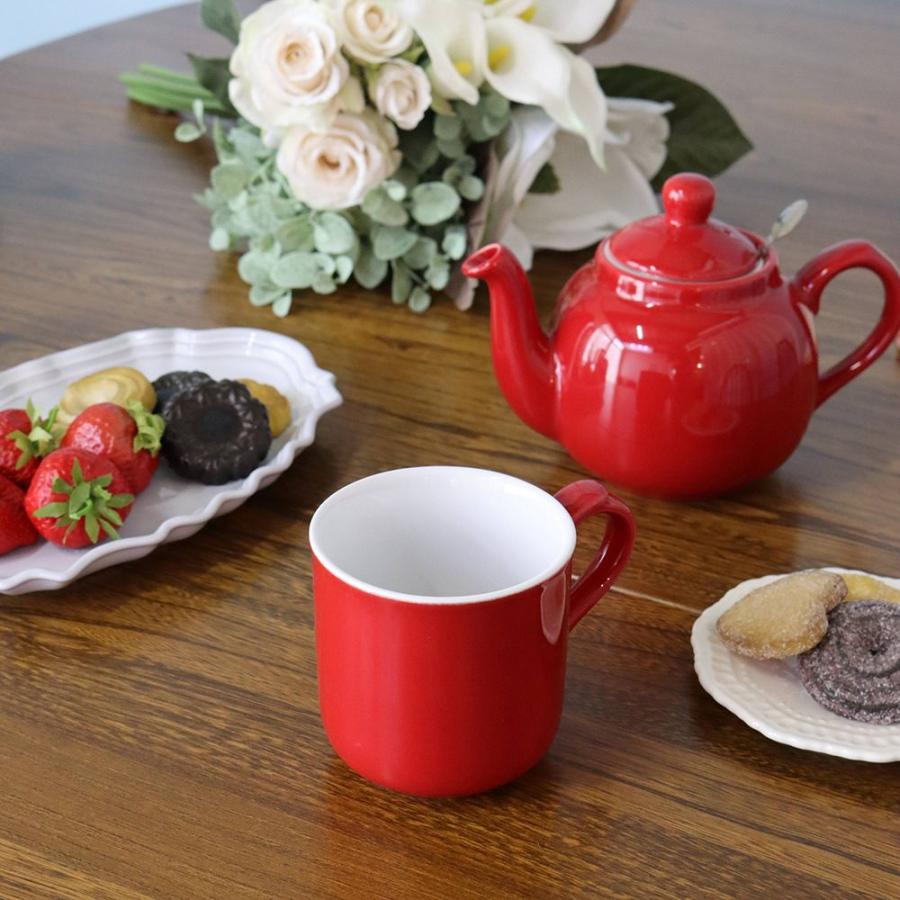 マグカップ LONDON POTTERY レッド 英国 せっ器 ストーンウェアイギリス FA1-588002 : ビクトリアンクラフト ...