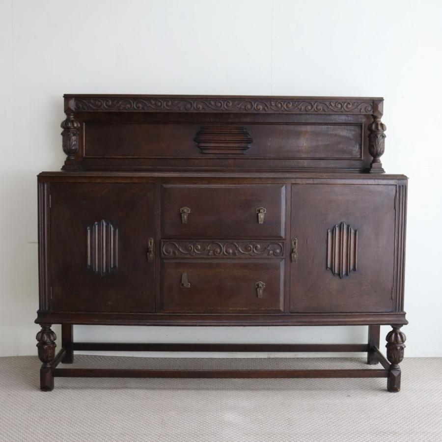 サイドボード 英国 アンティーク オーク材 1930年代 イギリス HV1-007 : ビクトリアンクラフトYahoo!店 - 通販 - Yahoo!ショッピング