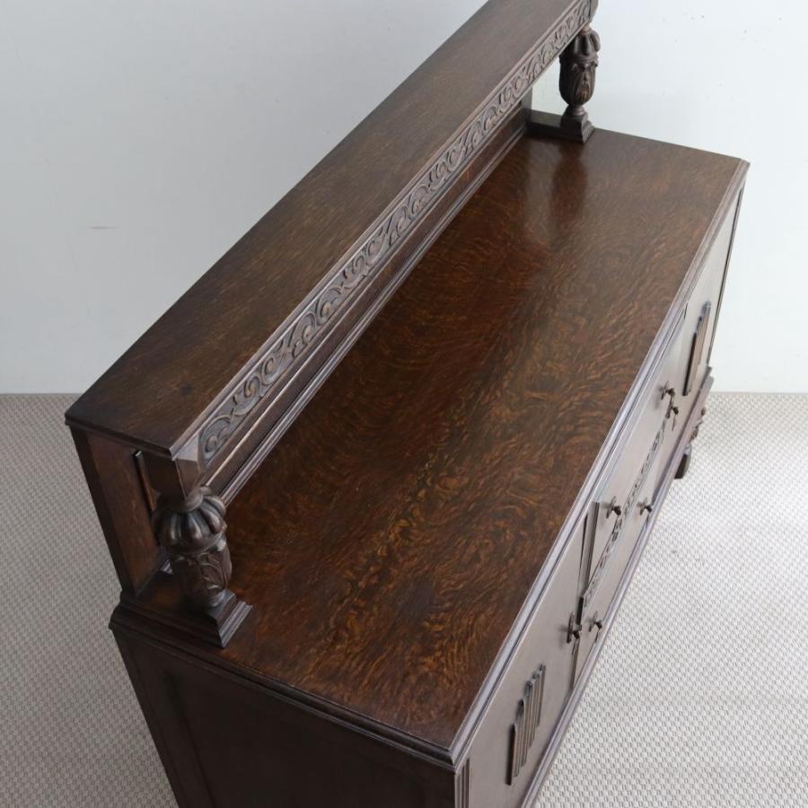 サイドボード 英国 アンティーク オーク材 1930年代 イギリス HV1-007 : ビクトリアンクラフトYahoo!店 - 通販 - Yahoo!ショッピング