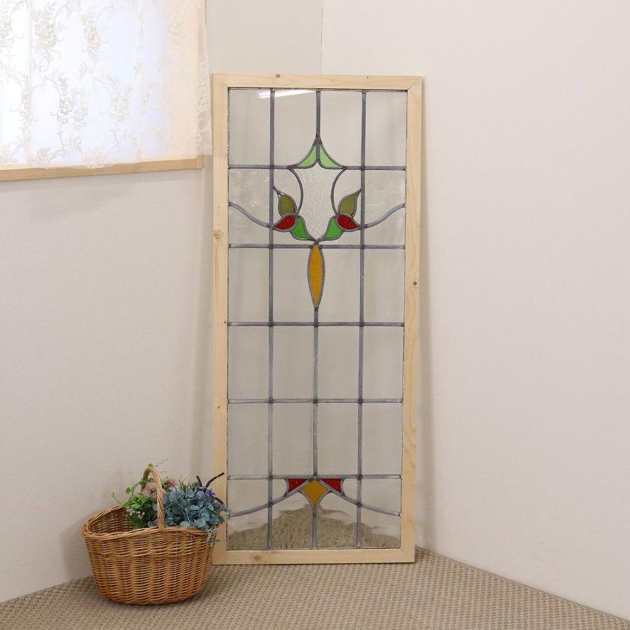 ステンドグラス 英国 レトロ エレガント クラシック ヨーロッパ 直輸入 USED アンティーク建具 ガラス 1930年代 イギリス KT2-0018 : ビクトリアンクラフトYahoo!店 ...