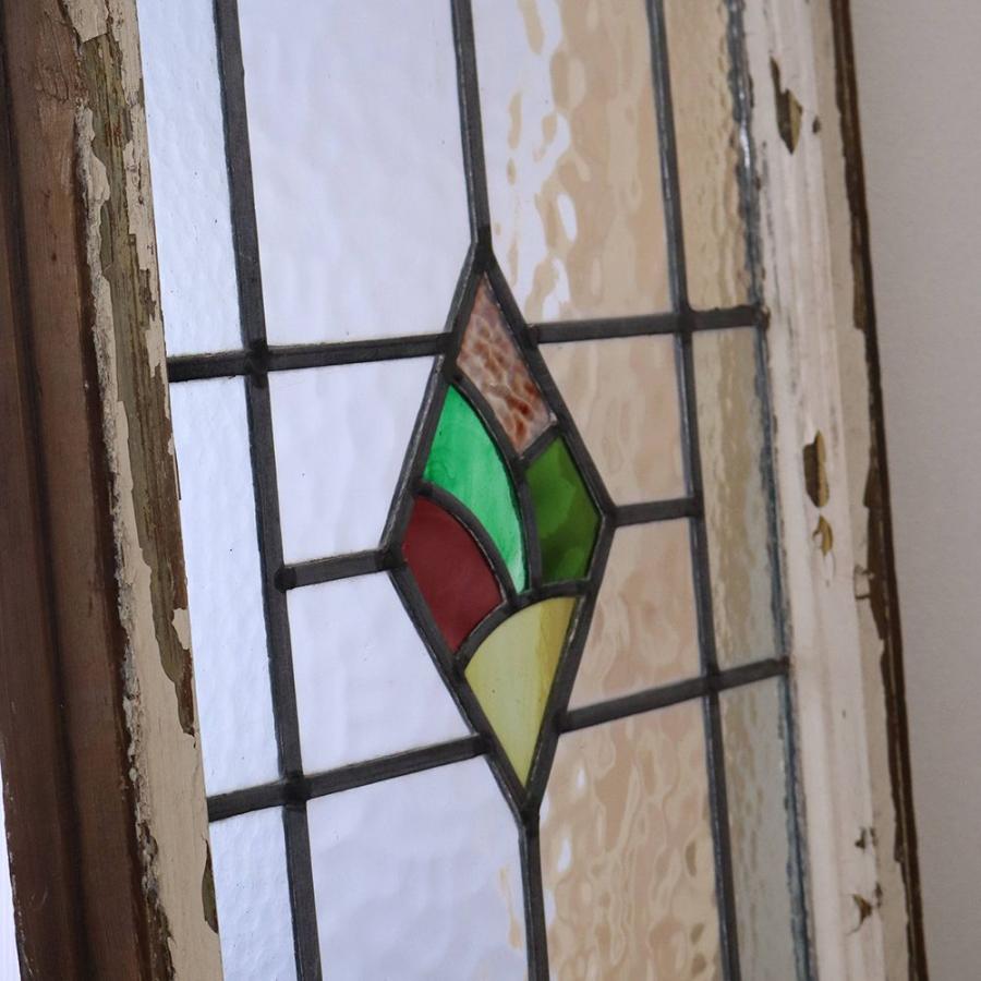 ステンドグラス アンティーク枠 英国 レトロ エレガント クラシック ヨーロッパ 直輸入 USED アンティーク建具 ガラス 1930年代 イギリス KT2-0023 : ビクトリアンクラフト ...