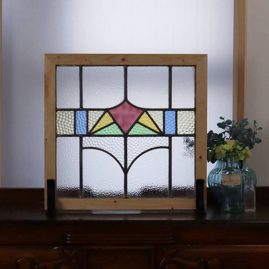 アンティーク ステンドグラス 英国 レトロ エレガント クラシック ヨーロッパ 直輸入 USED アンティーク建具 ガラス 1930年代 イギリス KT2-0029 : ビクトリアンクラフト ...