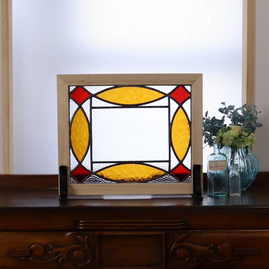 アンティーク ステンドグラス 英国 レトロ エレガント クラシック ヨーロッパ 直輸入 USED アンティーク建具 ガラス 1930年代 イギリス KT2-0038 : ビクトリアンクラフト ...