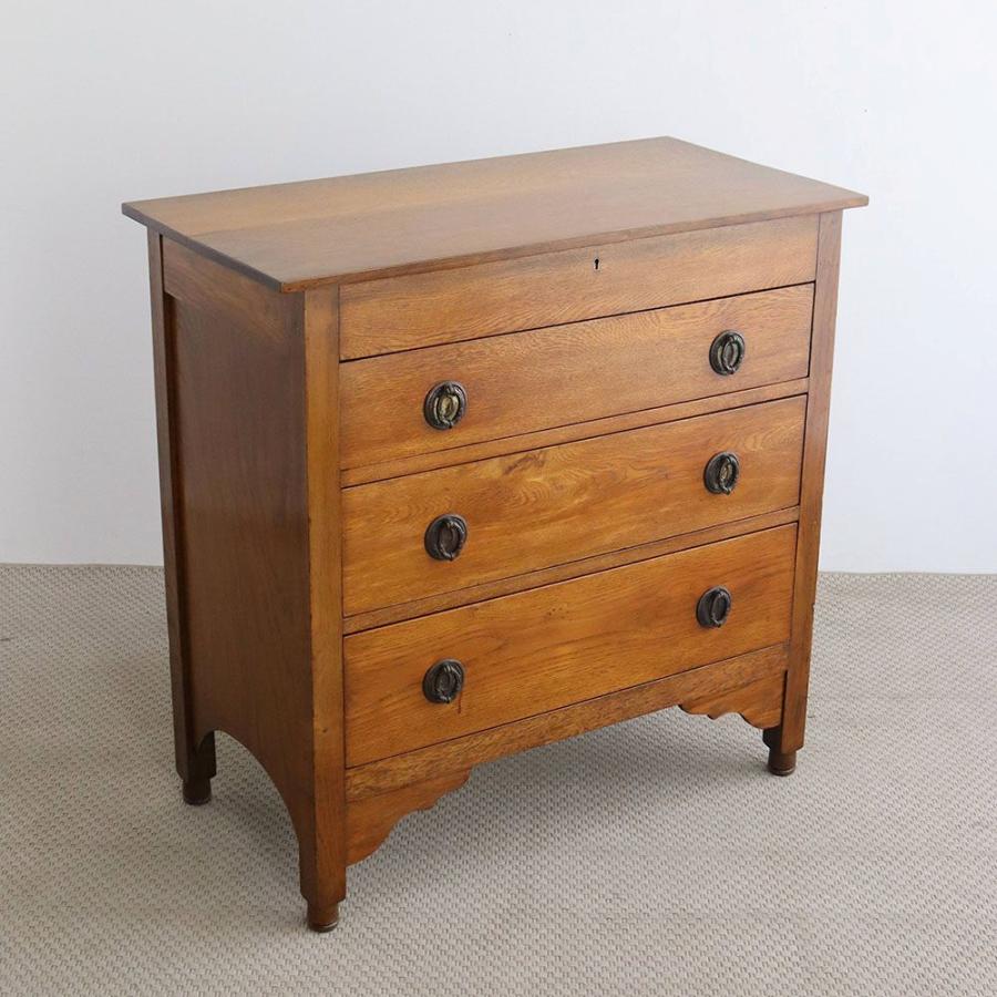 バチェラーズチェスト 英国 アンティーク オーク材 1920年代 イギリス VC106-003 : vc106-003 : ビクトリアンクラフトYahoo!店 - 通販 - Yahoo!ショッピング