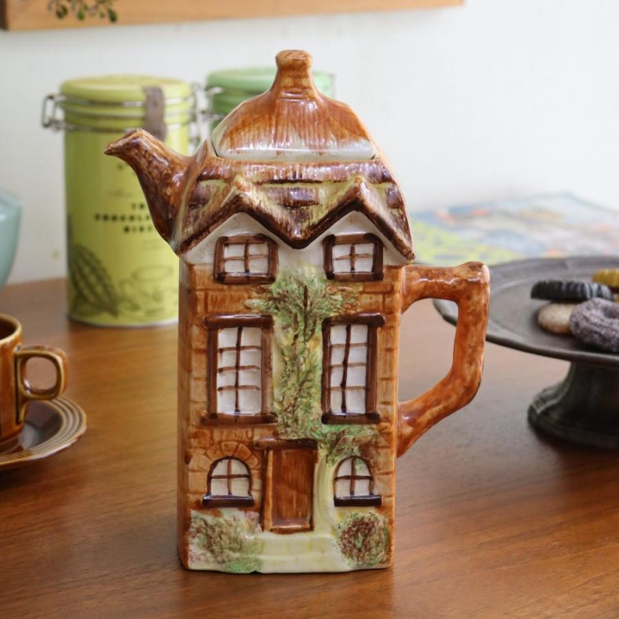 ヴィンテージ コテージハウス ティーポット 英国 陶器 イギリス VC106-113003 : ビクトリアンクラフトYahoo!店 - 通販 - Yahoo!ショッピング