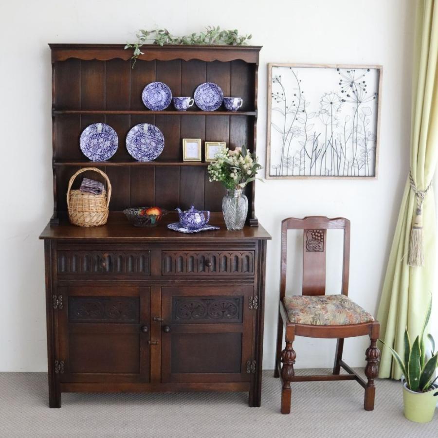 チューダースタイル 食器棚 英国 ヴィンテージ オーク材 1960年代 イギリス VC107-040 : vc107-040 : ビクトリアンクラフトYahoo!店 - 通販 - Yahoo ...