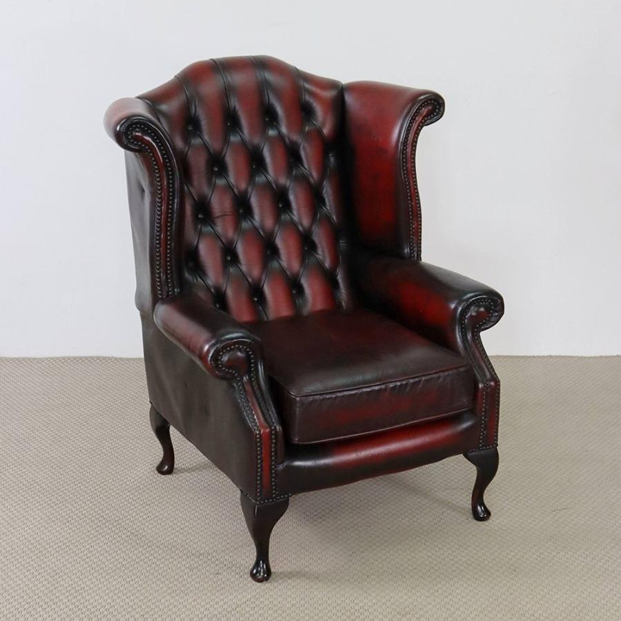 チェスターフィールドソファ1P 英国 ヴィンテージ 本革 1980年代 イギリス VC107-057 : ビクトリアンクラフトYahoo!店 - 通販 - Yahoo!ショッピング