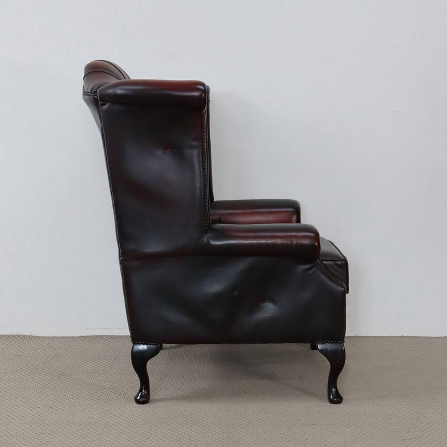 チェスターフィールドソファ1P 英国 ヴィンテージ 本革 1980年代 イギリス VC107-057 : ビクトリアンクラフトYahoo!店 - 通販 - Yahoo!ショッピング