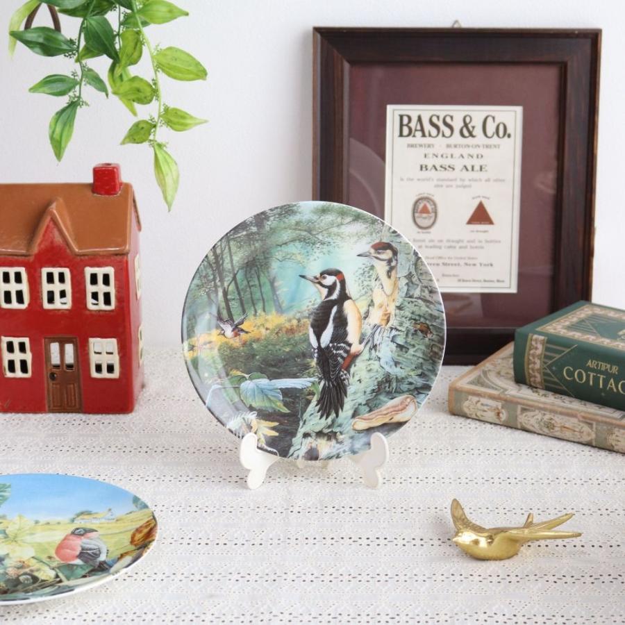 ヴィンテージ ウェッジウッドプレート Britain's Beautiful Birds Collection 英国 磁器 1980年代 イギリス VC107-131003 : ビクトリアン ...