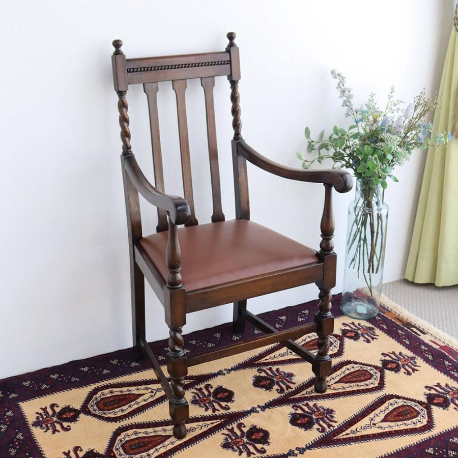 アームチェア 英国 アンティーク オーク材 1930年代 イギリス VC108-093 : vc108-093 : ビクトリアンクラフトYahoo!店 - 通販 - Yahoo!ショッピング