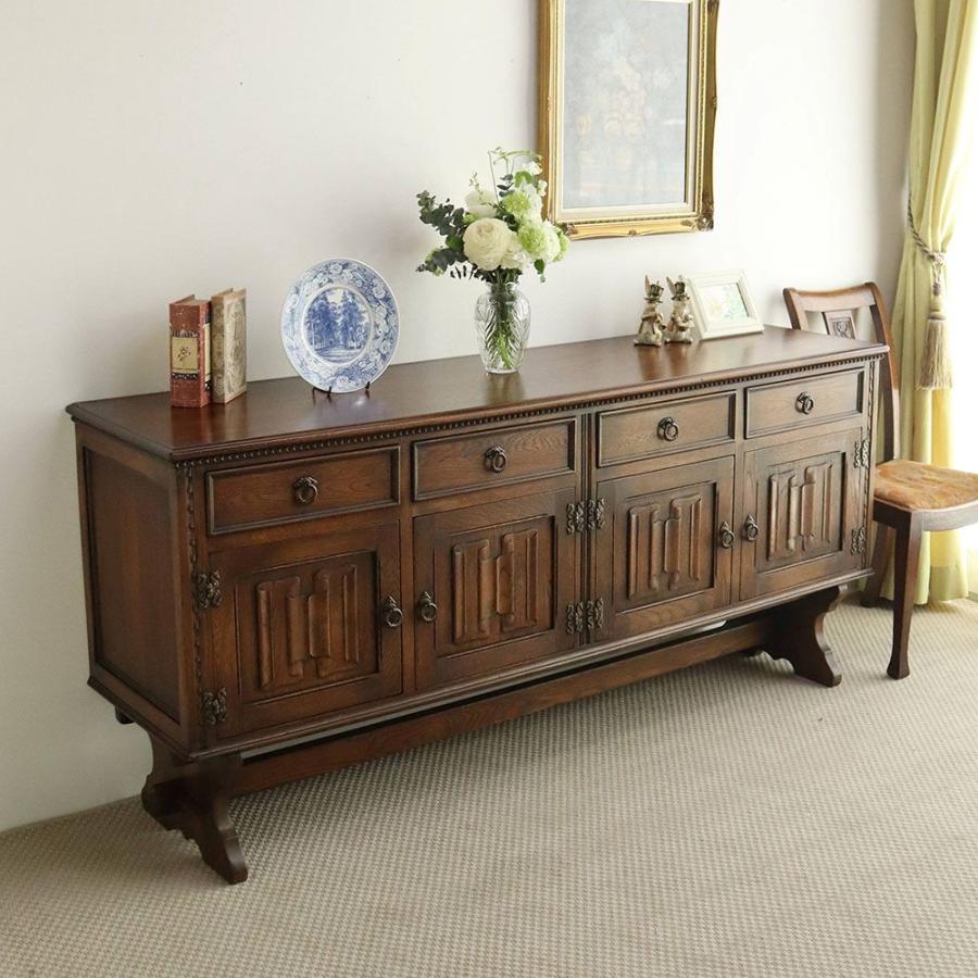 サイドボード 英国 ヴィンテージ オーク材 1970年代 イギリス VC108-147 : vc108-147 : ビクトリアンクラフトYahoo!店 - 通販 - Yahoo!ショッピング