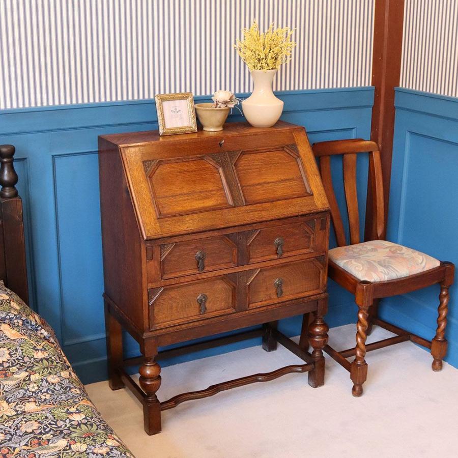 ライティングビューロー 英国 アンティーク オーク材 1930年代 イギリス VC108-221 : ビクトリアンクラフトYahoo!店 - 通販 - Yahoo!ショッピング