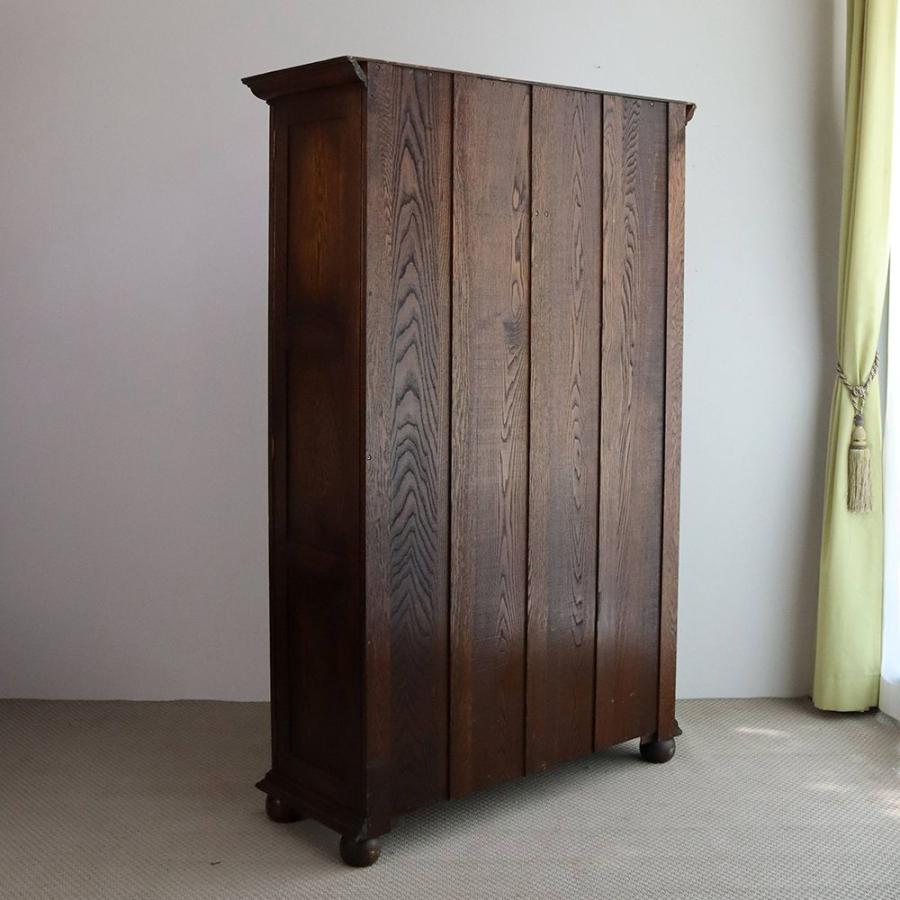 ワードローブ 英国 アンティーク オーク材 1930年代 イギリス VC109-102 : vc109-102 : ビクトリアンクラフトYahoo!店 - 通販 - Yahoo!ショッピング