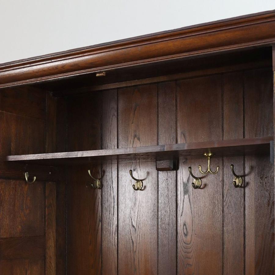 ワードローブ 英国 アンティーク オーク材 1930年代 イギリス VC109-102 : vc109-102 : ビクトリアンクラフトYahoo!店 - 通販 - Yahoo!ショッピング