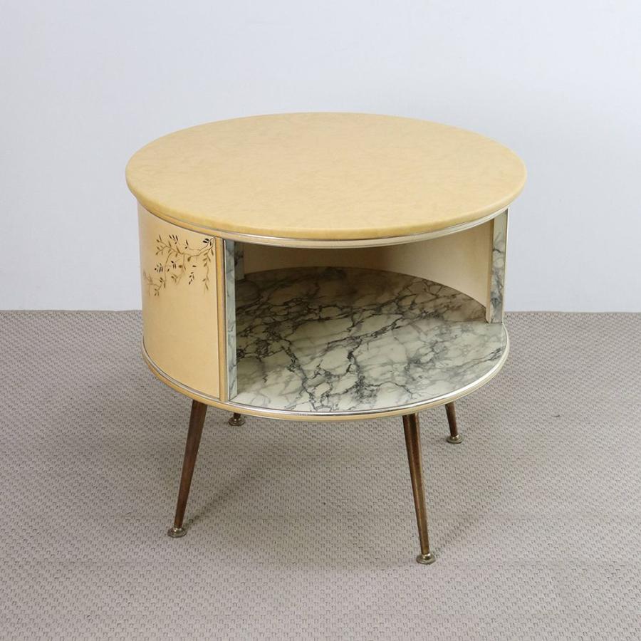 ラウンドバー 英国 ヴィンテージ 樹脂・木材・金属 1960年代 イギリス VC109-125 : vc109-125 : ビクトリアンクラフトYahoo!店 - 通販 - Yahoo!ショッピング