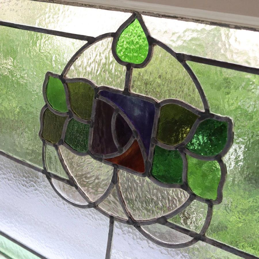 【英国アンティーク】ステンドグラス 英国 レトロ エレガント クラシック 直輸入 USED アンティーク建具 1930年代 イギリス VC109-135004 : ビクトリアンクラフト ...