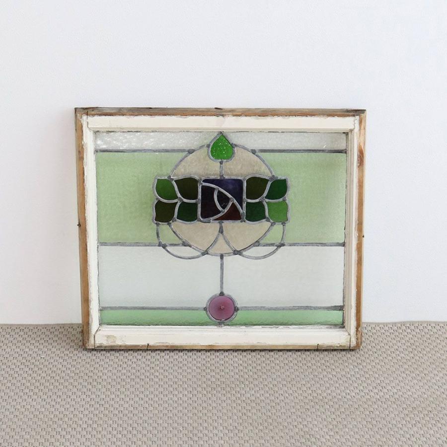 【英国アンティーク】ステンドグラス 英国 レトロ エレガント クラシック 直輸入 USED アンティーク建具 1930年代 イギリス VC109-135004 : ビクトリアンクラフト ...