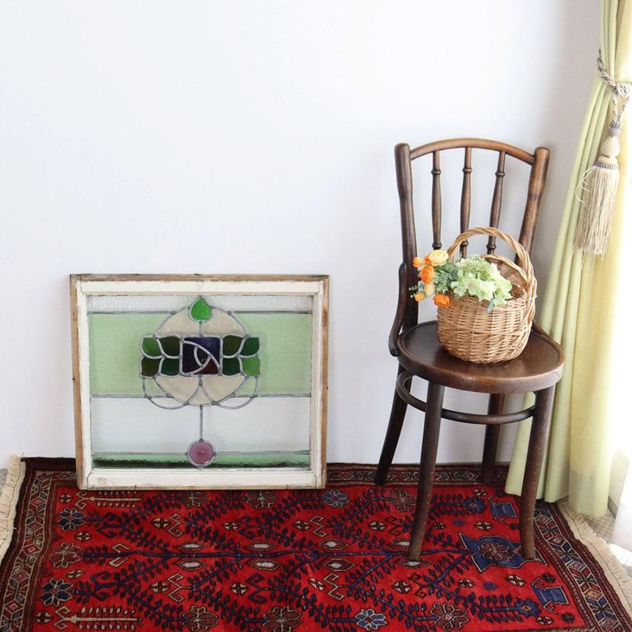 【英国アンティーク】ステンドグラス 英国 レトロ エレガント クラシック 直輸入 USED アンティーク建具 1930年代 イギリス VC109-135004 : ビクトリアンクラフト ...