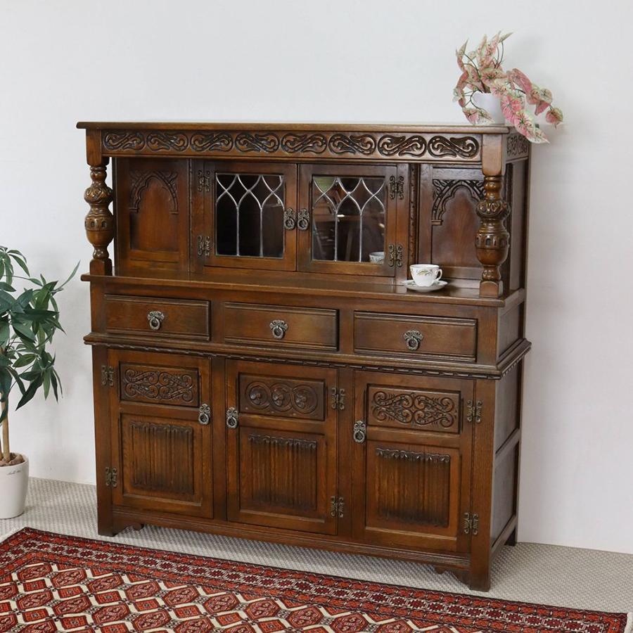 カップボード OLD CHARM 英国 ヴィンテージ オーク材 1980年代 イギリス VC109-193 : vc109-193 : ビクトリアンクラフトYahoo!店 - 通販 ...