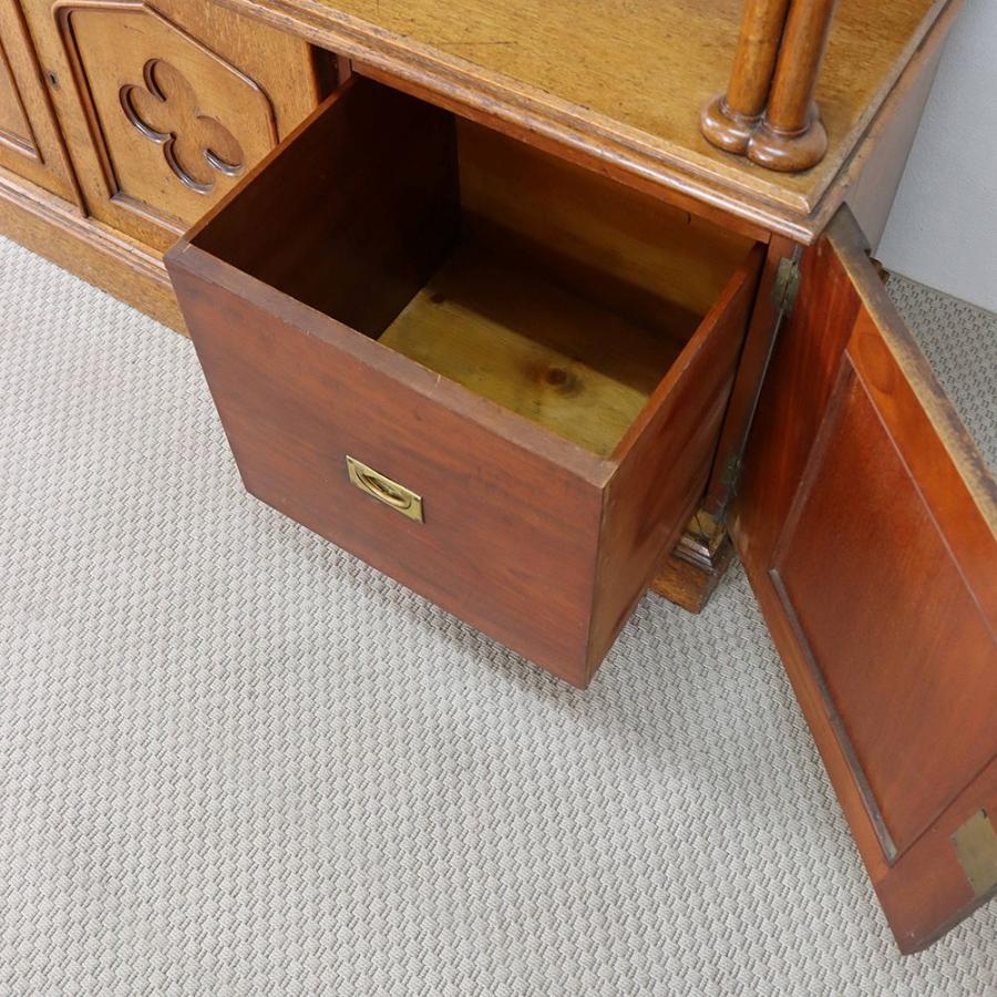 サービングキャビネット 英国 アンティーク オーク材 1930年代 イギリス VC109-200 : vc109-200 : ビクトリアンクラフトYahoo!店 - 通販 - Yahoo!ショッピング