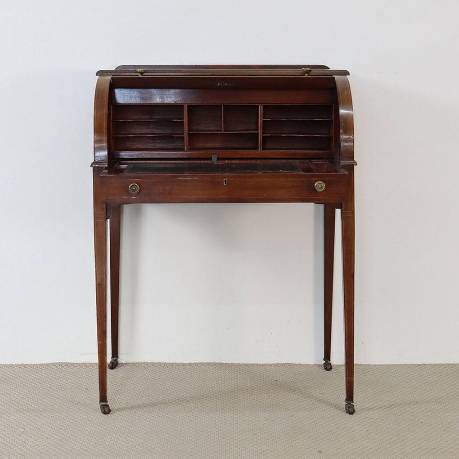 ロールトップ・ライティングデスク 英国 アンティーク マホガニー材 1930年代 イギリス VC109-203 : vc109-203 : ビクトリアンクラフトYahoo!店 - 通販 ...