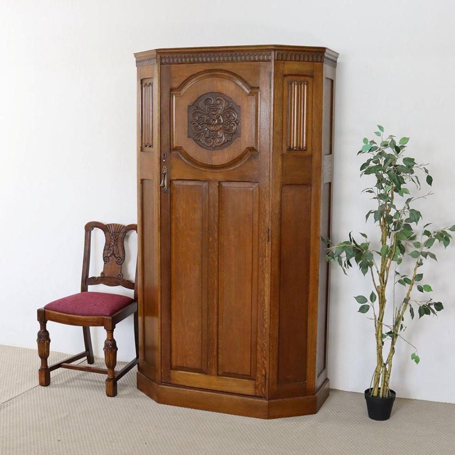 ワードローブ 英国 アンティーク オーク材 1930年代 イギリス VC109-216 : vc109-216 : ビクトリアンクラフトYahoo!店 - 通販 - Yahoo!ショッピング