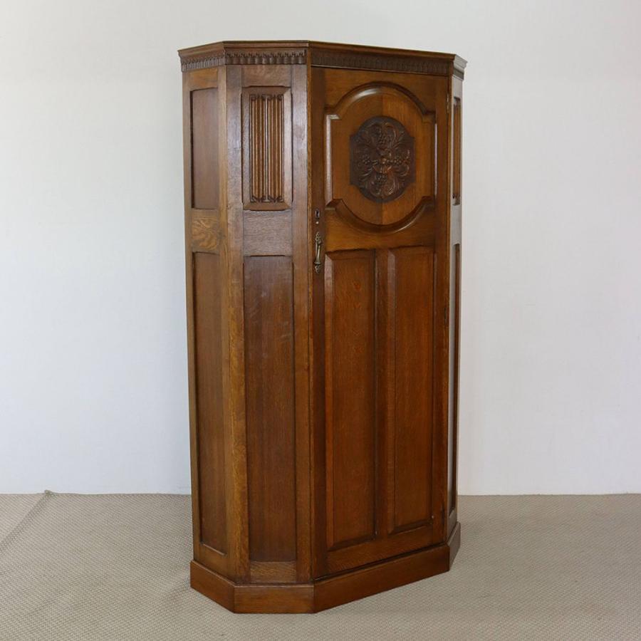 ワードローブ 英国 アンティーク オーク材 1930年代 イギリス VC109-216 : vc109-216 : ビクトリアンクラフトYahoo!店 - 通販 - Yahoo!ショッピング