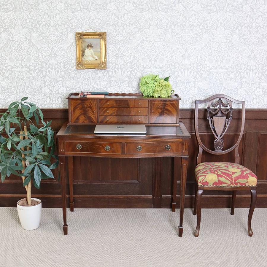 デスク 英国 ヴィンテージ マホガニー材 1970年代 イギリス VC109-220 : vc109-220 : ビクトリアンクラフトYahoo!店 - 通販 - Yahoo!ショッピング