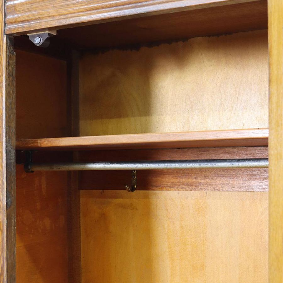 ホールローブ 英国 アンティーク オーク材 1930年代 イギリス VC109-232 : vc109-232 : ビクトリアンクラフトYahoo!店 - 通販 - Yahoo!ショッピング