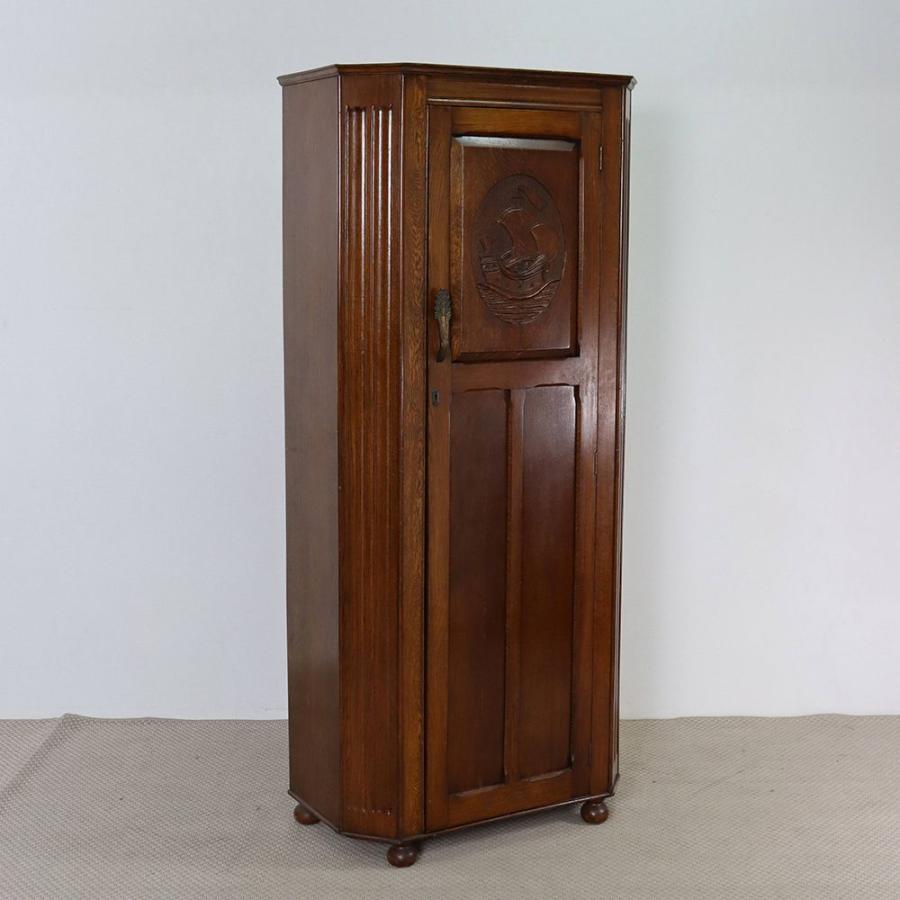 ホールローブ 英国 アンティーク オーク材 1930年代 イギリス VC109-232 : vc109-232 : ビクトリアンクラフトYahoo!店 - 通販 - Yahoo!ショッピング