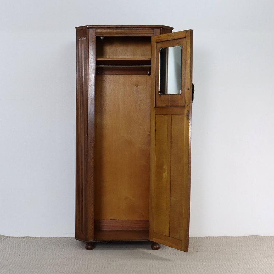 ホールローブ 英国 アンティーク オーク材 1930年代 イギリス VC109-232 : vc109-232 : ビクトリアンクラフトYahoo!店 - 通販 - Yahoo!ショッピング