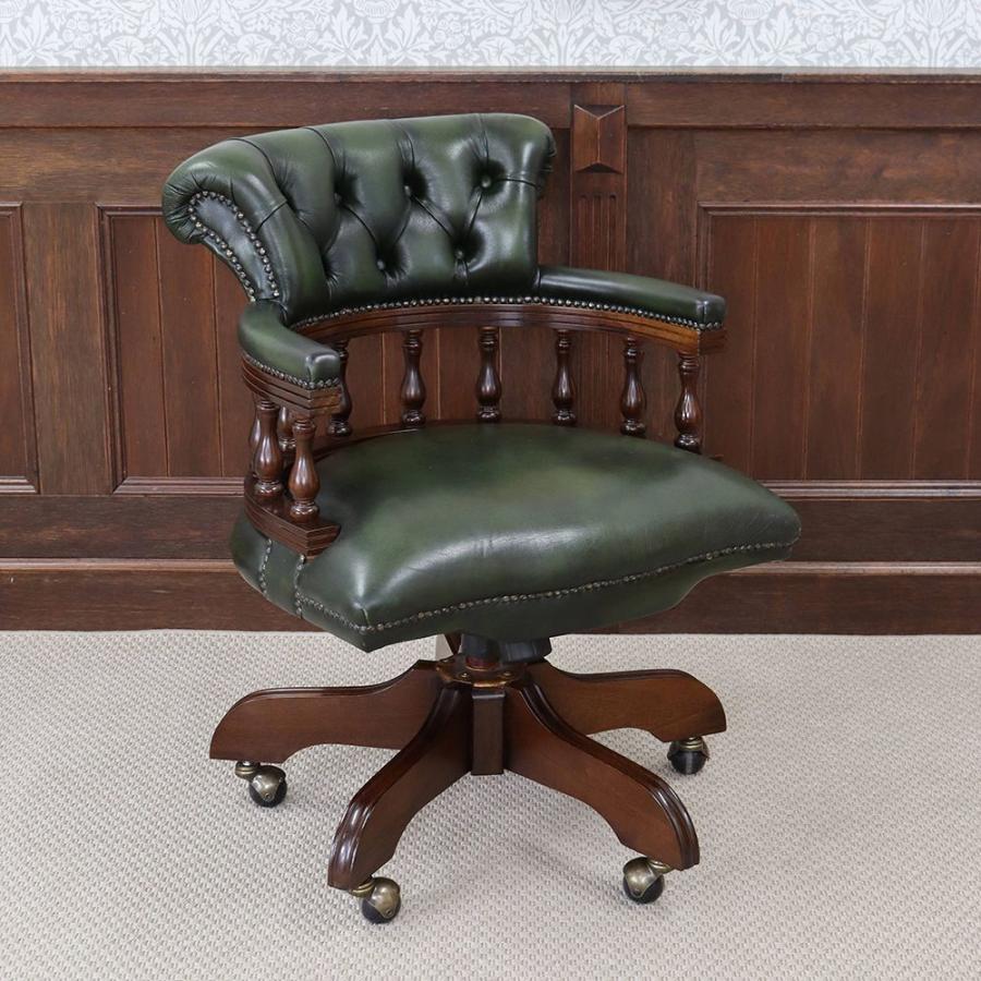 オフィスチェア 英国 ヴィンテージ マホガニー・本革 1980年代 イギリス VC110-239 : vc110-239 : ビクトリアンクラフトYahoo!店 - 通販 - Yahoo!ショッピング