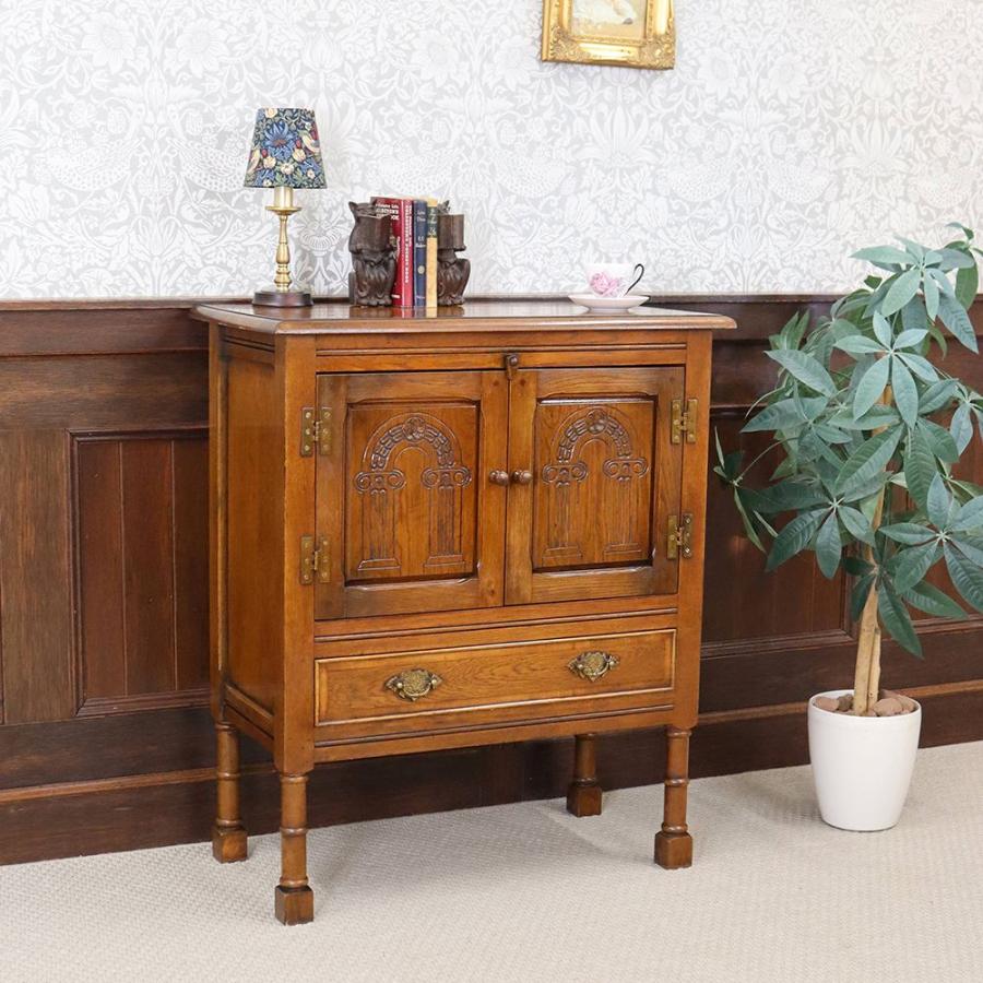 キャビネット 英国 ヴィンテージ オーク材 1980年代 イギリス VC111-139 : ビクトリアンクラフトYahoo!店 - 通販 - Yahoo!ショッピング