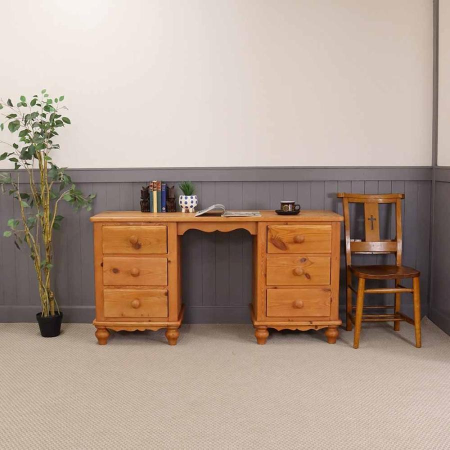 デスク 英国 ヴィンテージ パイン材 1970年代 イギリス VC112-015 : ビクトリアンクラフトYahoo!店 - 通販 - Yahoo!ショッピング