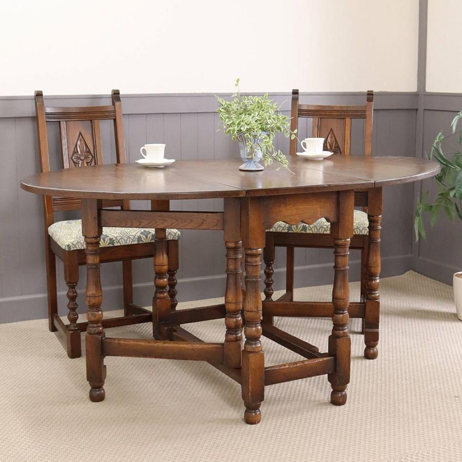 ゲートレッグテーブル 英国 ヴィンテージ オーク材 1980年代 イギリス VC112-041002 : ビクトリアンクラフトYahoo!店 - 通販 - Yahoo!ショッピング