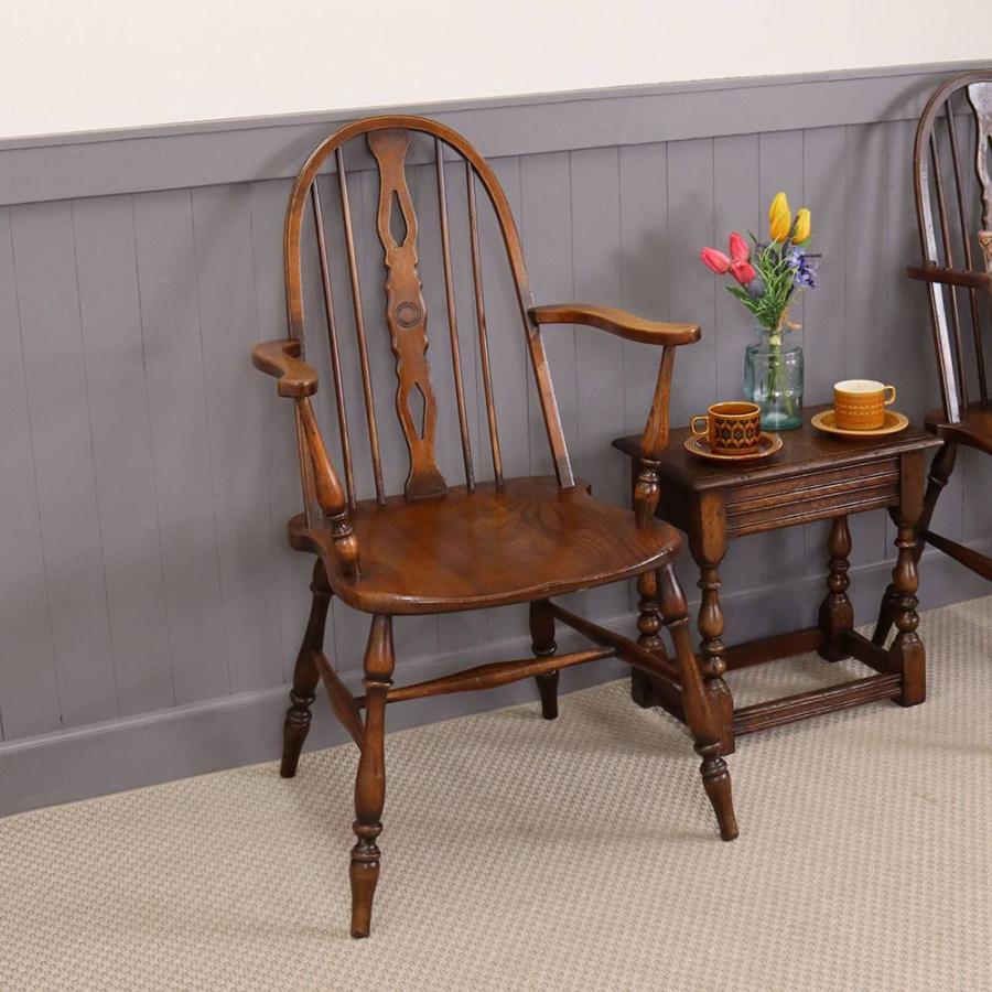 アームチェア 英国 ヴィンテージ エルム・ビーチ材 1960年代 イギリス VC112-0410121 : ビクトリアンクラフトYahoo!店 - 通販 - Yahoo!ショッピング