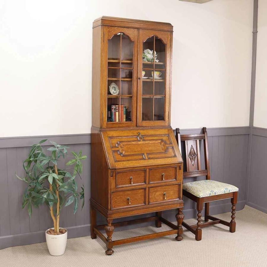 ビューローブックケース 英国 アンティーク オーク材 1930年代 イギリス VC112-045 : ビクトリアンクラフトYahoo!店 - 通販 - Yahoo!ショッピング