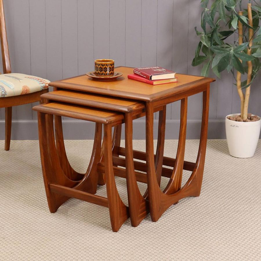 ネストテーブル 英国 ヴィンテージ チーク材 1980年代 イギリス VC112-059 : ビクトリアンクラフトYahoo!店 - 通販 - Yahoo!ショッピング