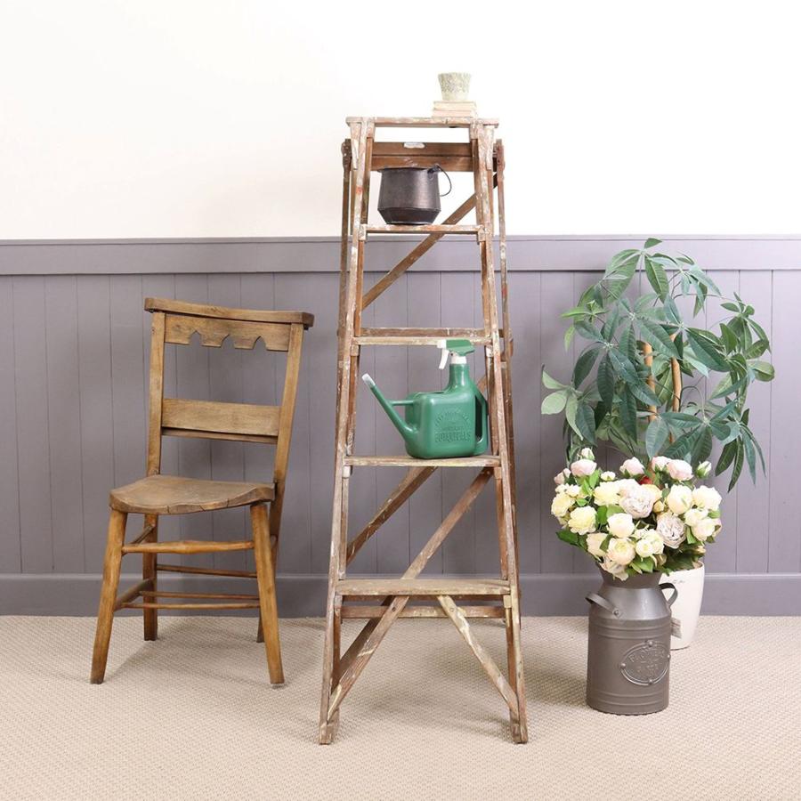 脚立 ステップラダー 英国 ヴィンテージ パイン材 1950年代 イギリス vc112-079 : ビクトリアンクラフトYahoo!店 - 通販 - Yahoo!ショッピング
